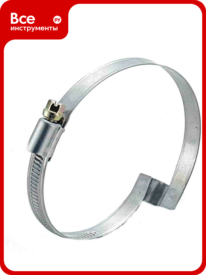 Червячный хомут с мостиком TEX 90-110 мм УФ-00008812