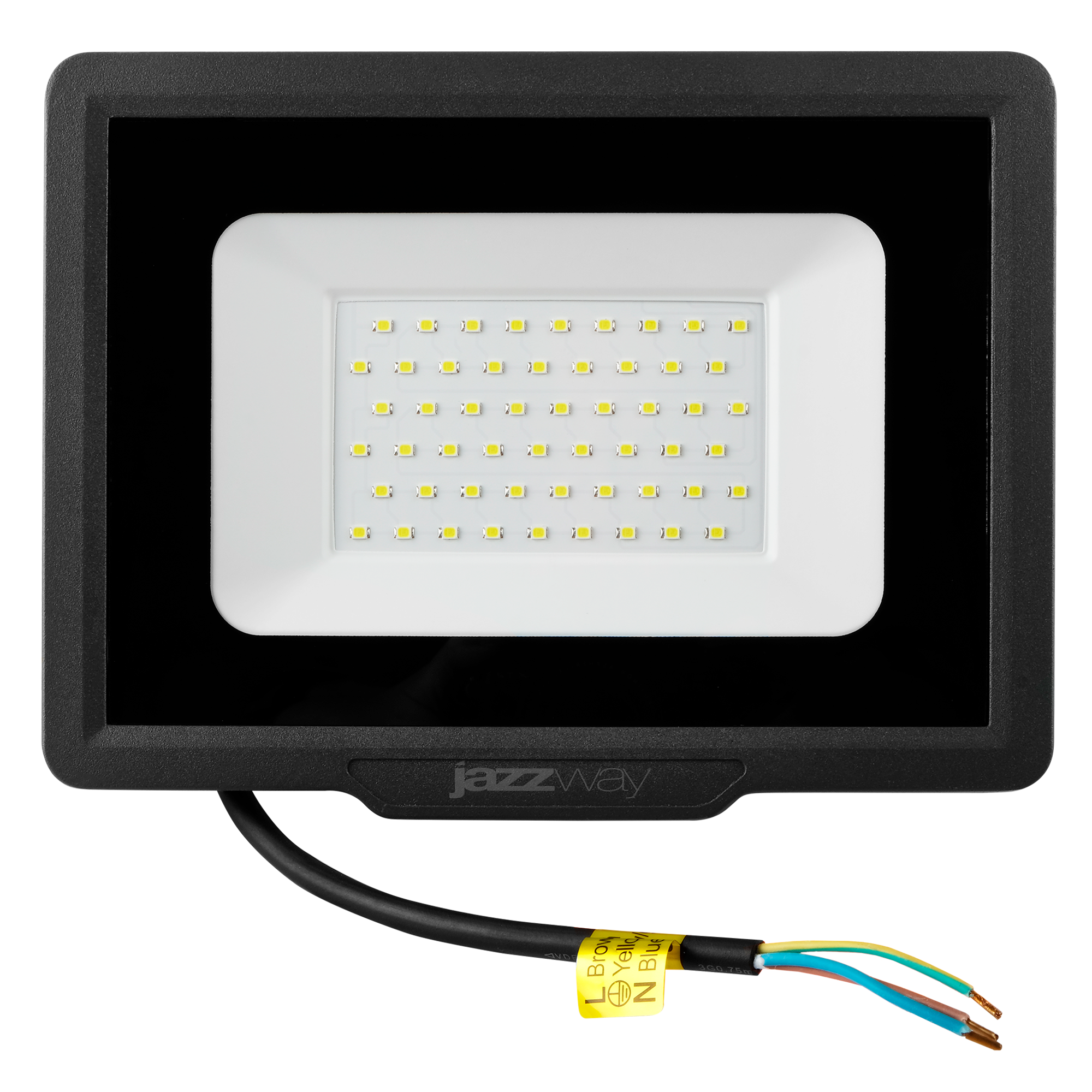Прожектор уличный Jazzway "PFL-C3"светодиодный, 6500K, IP65, 50 Вт, черный