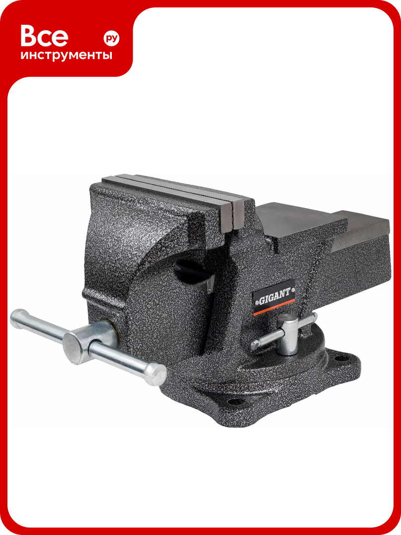 Поворотные слесарные тиски Gigant G-BV-125