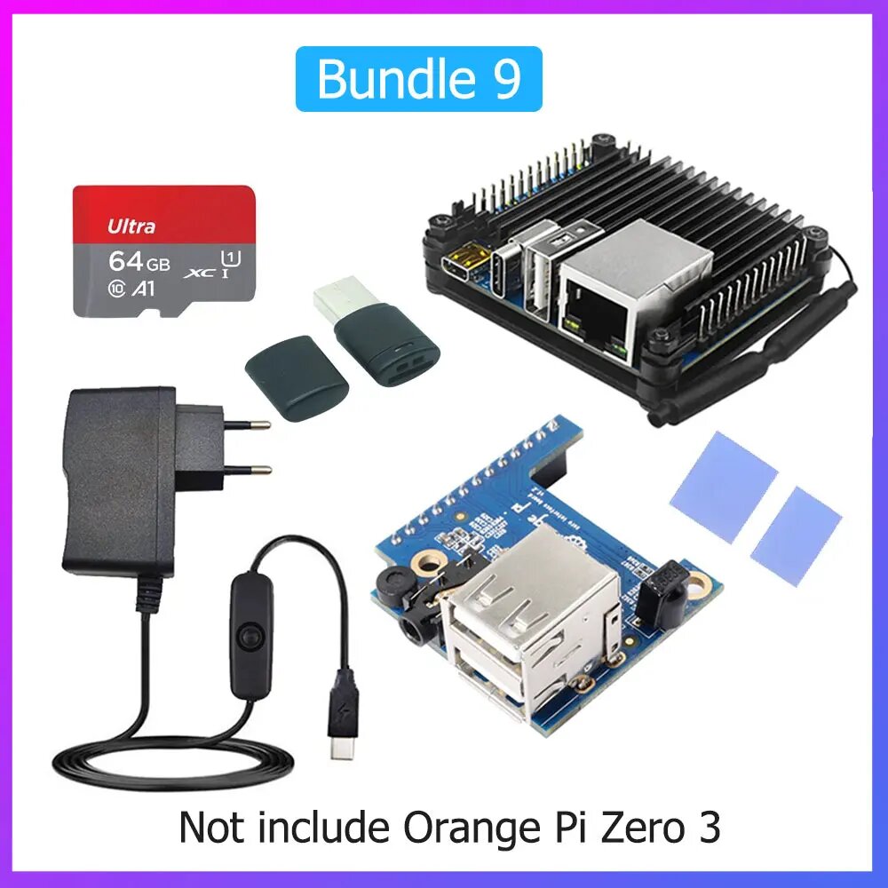 Металлический корпус для Orange Pi Zero 3 Bundle 9