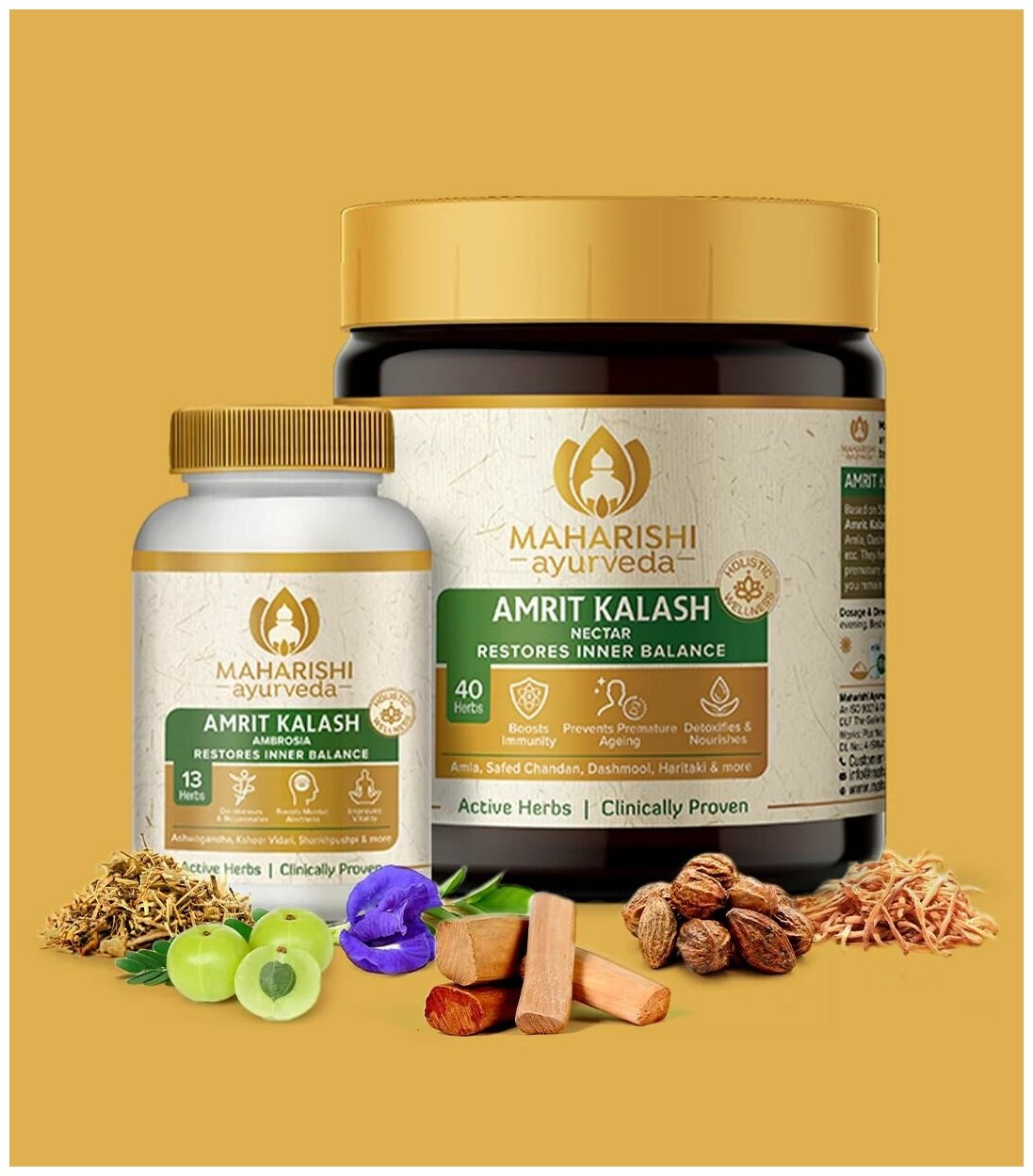 Амрит Калаш Махариши Amrit Kalash Maharishi 600 гр. + 60 шт.