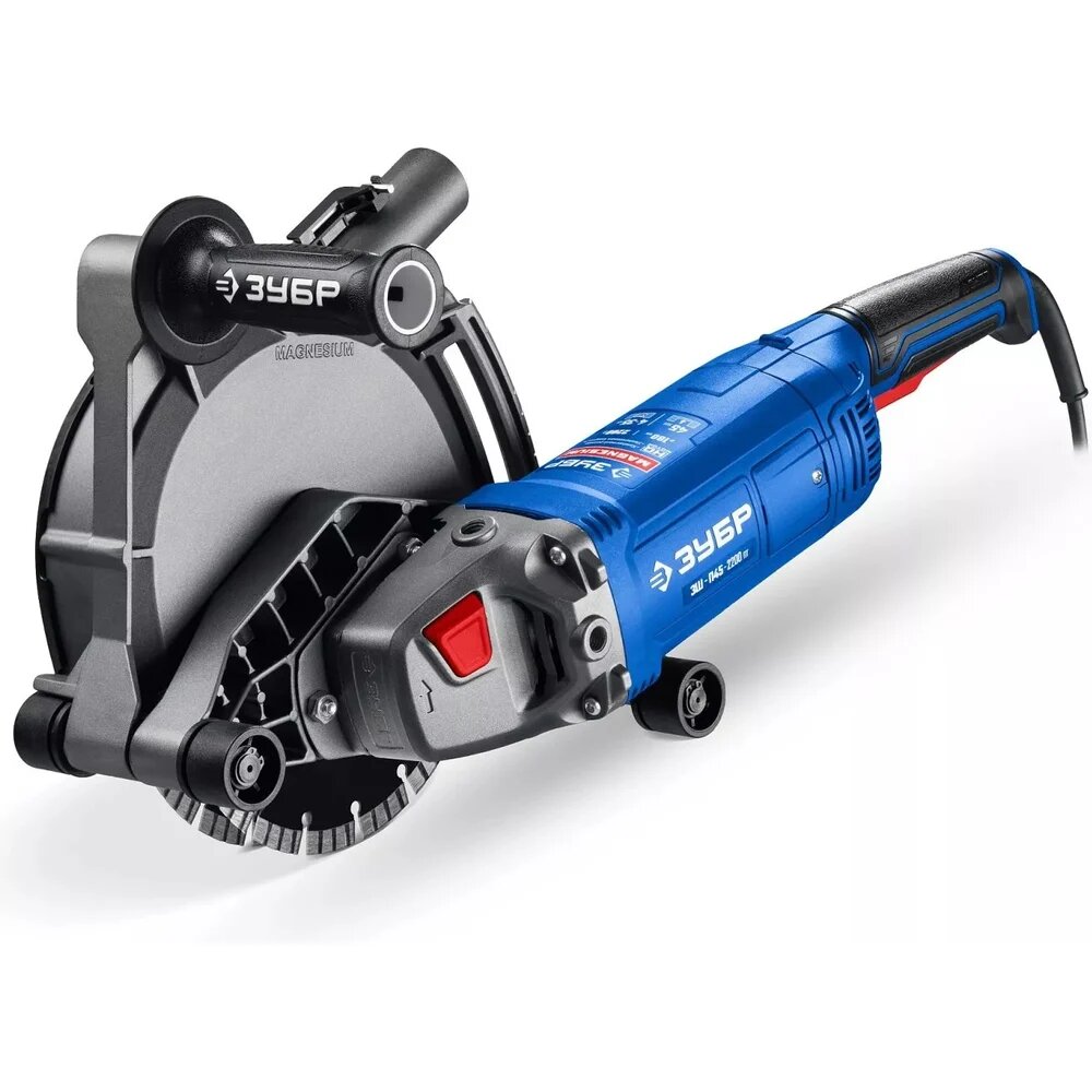 Штроборез (бороздодел) ЗУБР Профессионал d 180 мм, 2200 Вт, 45 мм ЗШ-П45-2200, выполнения штроб