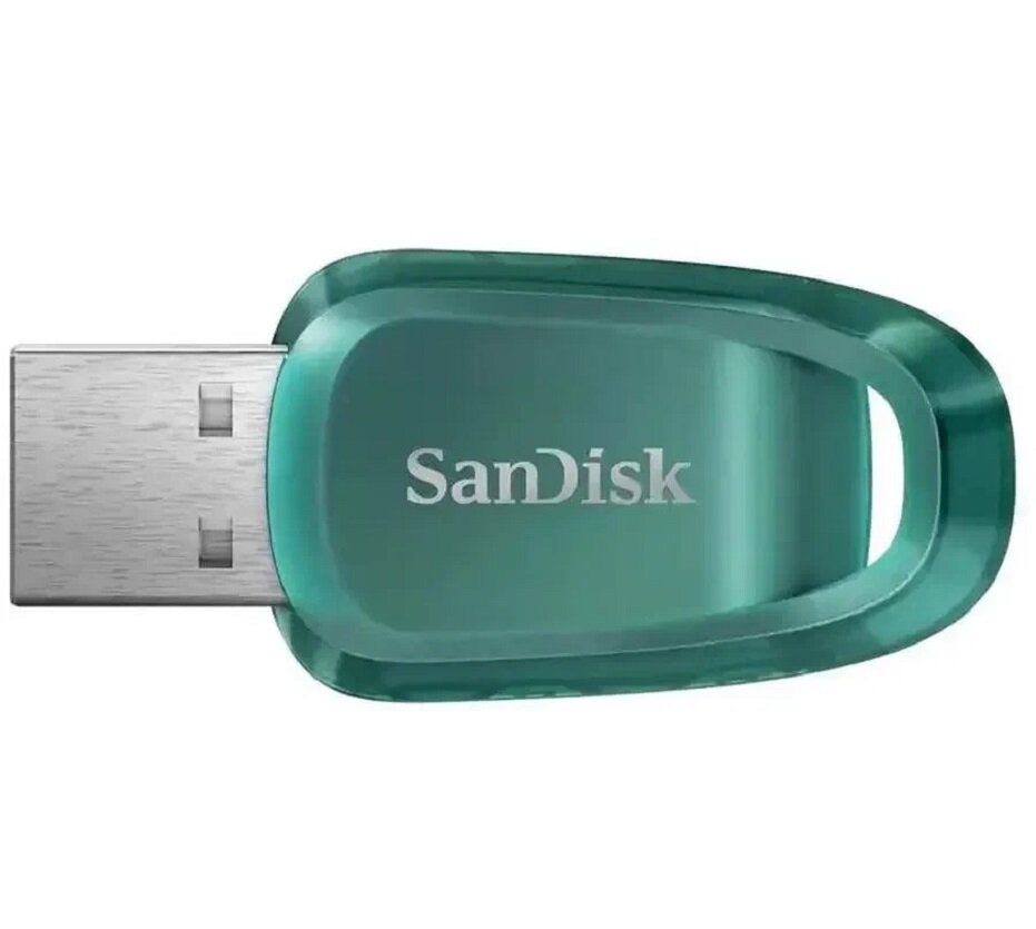 Флеш-накопительSanDisk CZ96 Ultra Eco 128Gb/USB3.2/Blue-Green(SDCZ96-128G-G46)