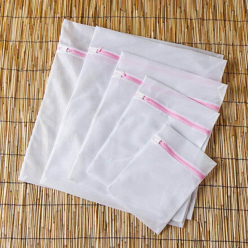 Сумка для стирки белья, полиэфирная сетка, 60x60 см, белая