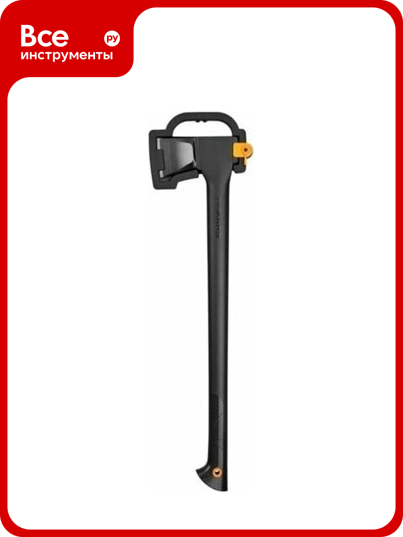 Топор-колун Fiskars Solid A19 1052044 со стальным лезвием и композитной рукоятью, инструмент для рубки дров