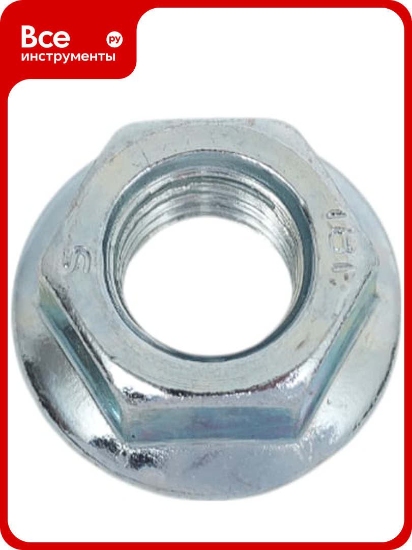 Гайка М10 (100 шт) с насечкой DKC CM101000, из гальванической оцинкованной стали