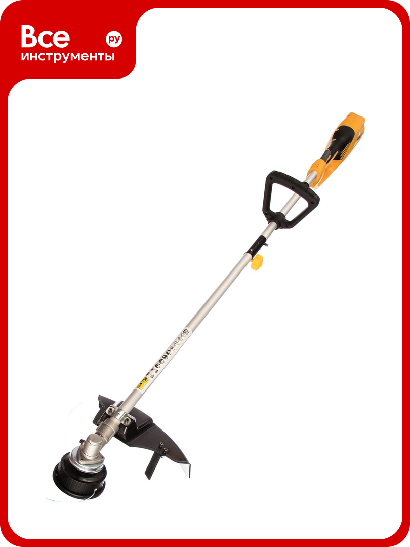 Электрический триммер DENZEL TE-1200 96611, для выкашивания травы в труднодоступных