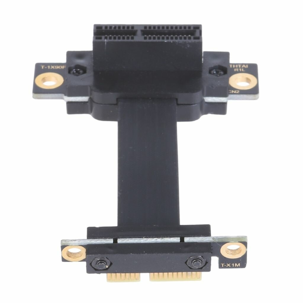 Двойной PCI-E 1x к 1x удлинитель 90 градусов