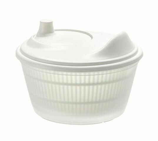 Сушилка для салата IKEA Uppfylld IKEAxF, компактный белый дизайн, 24x24x16 см