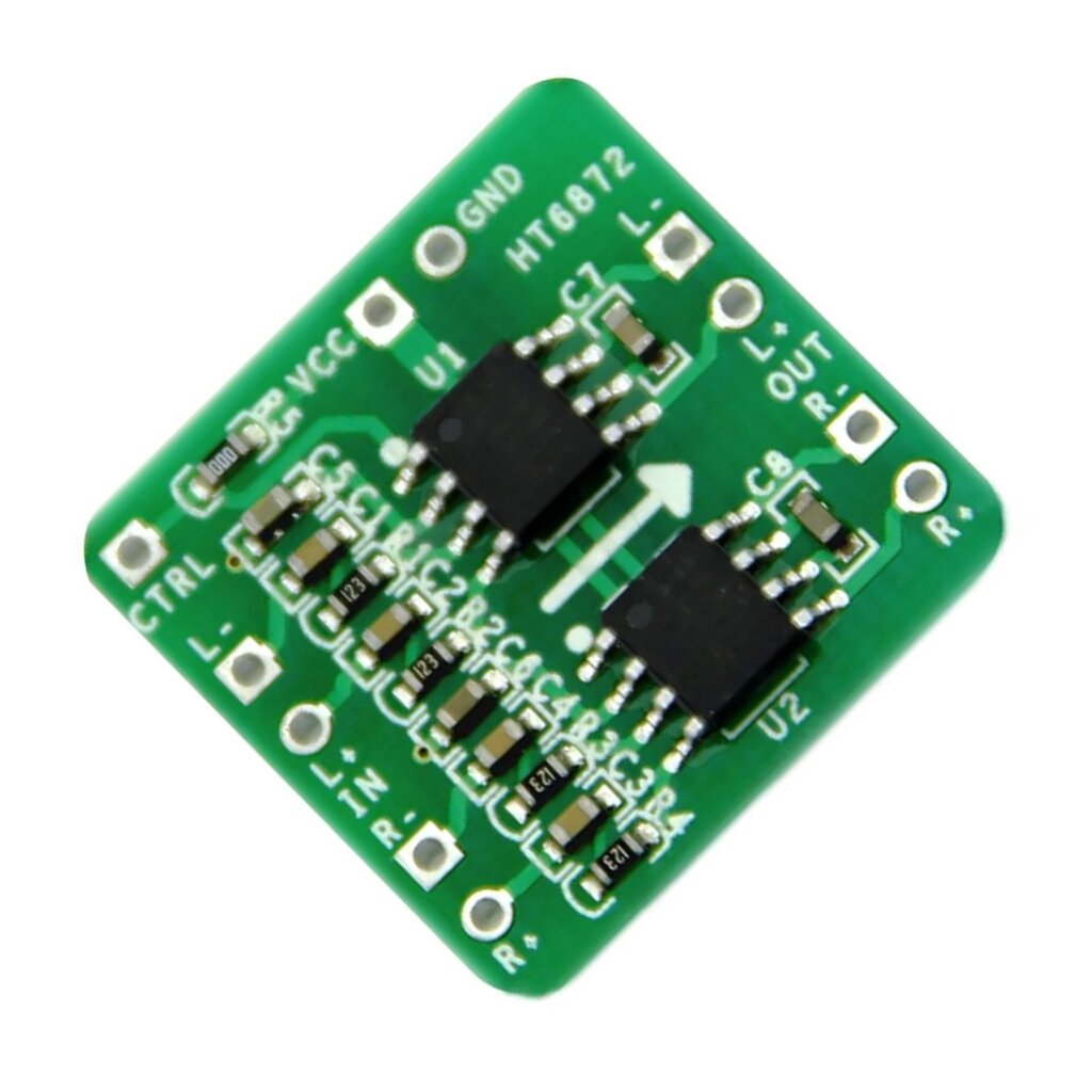 2x3W Digital Class D Differential Power Amplifier Board Audio Power Amplifier HT6872 Amplifier Module