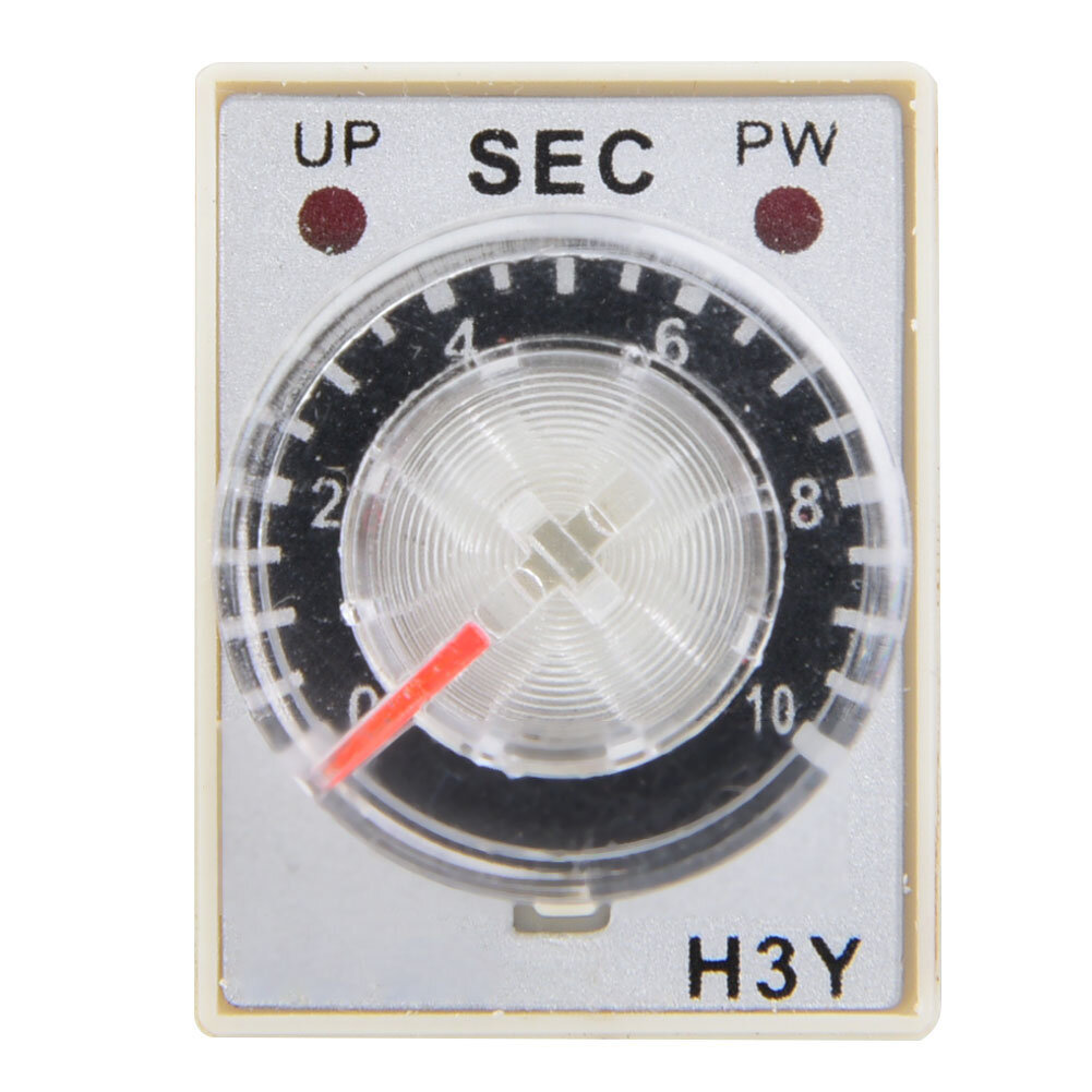 Реле времени 24 В постоянного тока, таймер задержки H3Y-2, переключатель управления временем 10 с