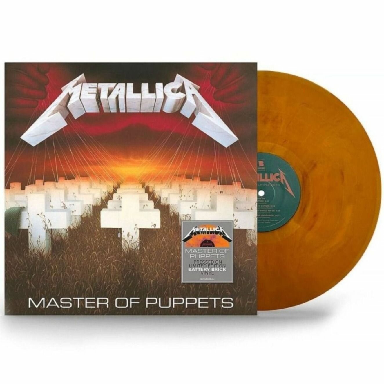 Виниловая пластинка Metallica - Master Of Puppets, Limited Edition, Red (Battery Brick),