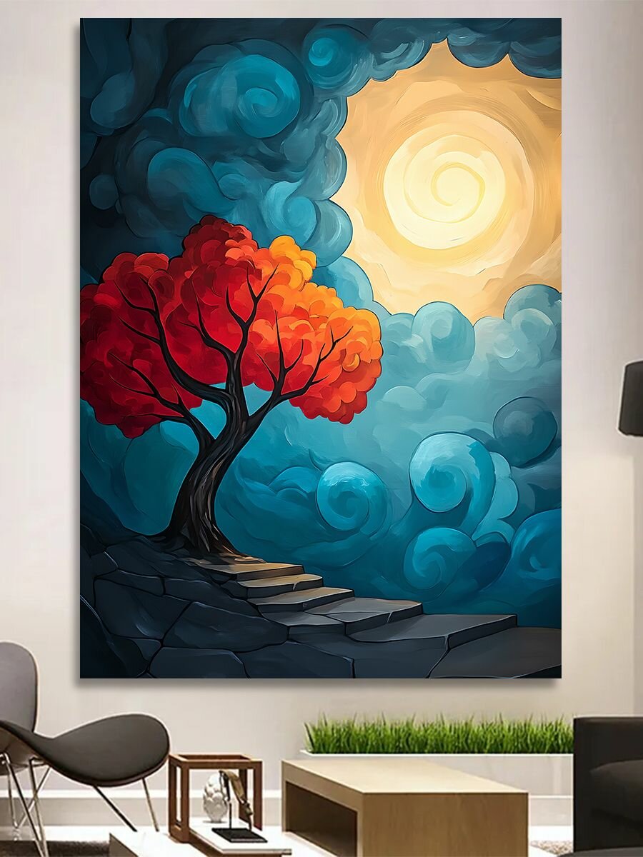 Пейзаж / природа, интерьерная картина / на холсте, 30х40 см.