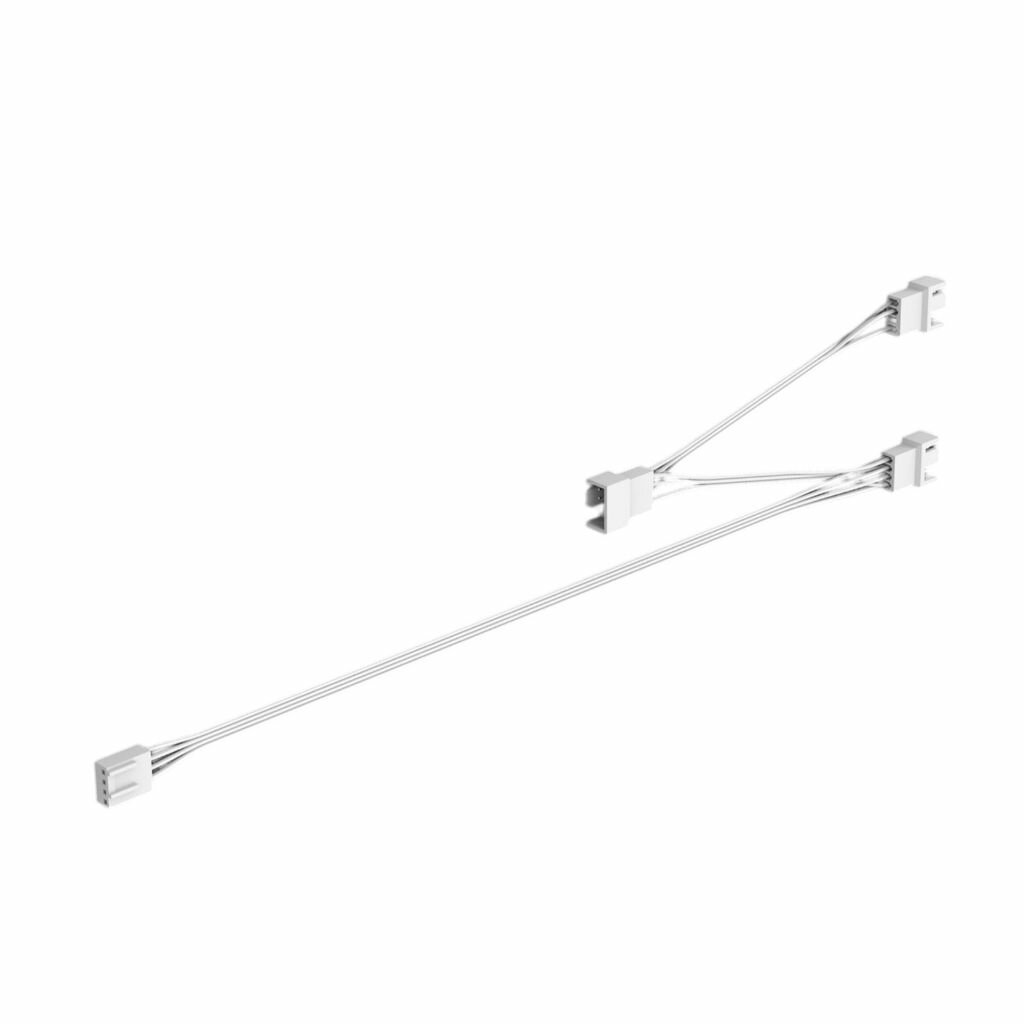 Регулятор скорости вентилятора с разъемом 4Pin PWM, Белый - 1 to 3