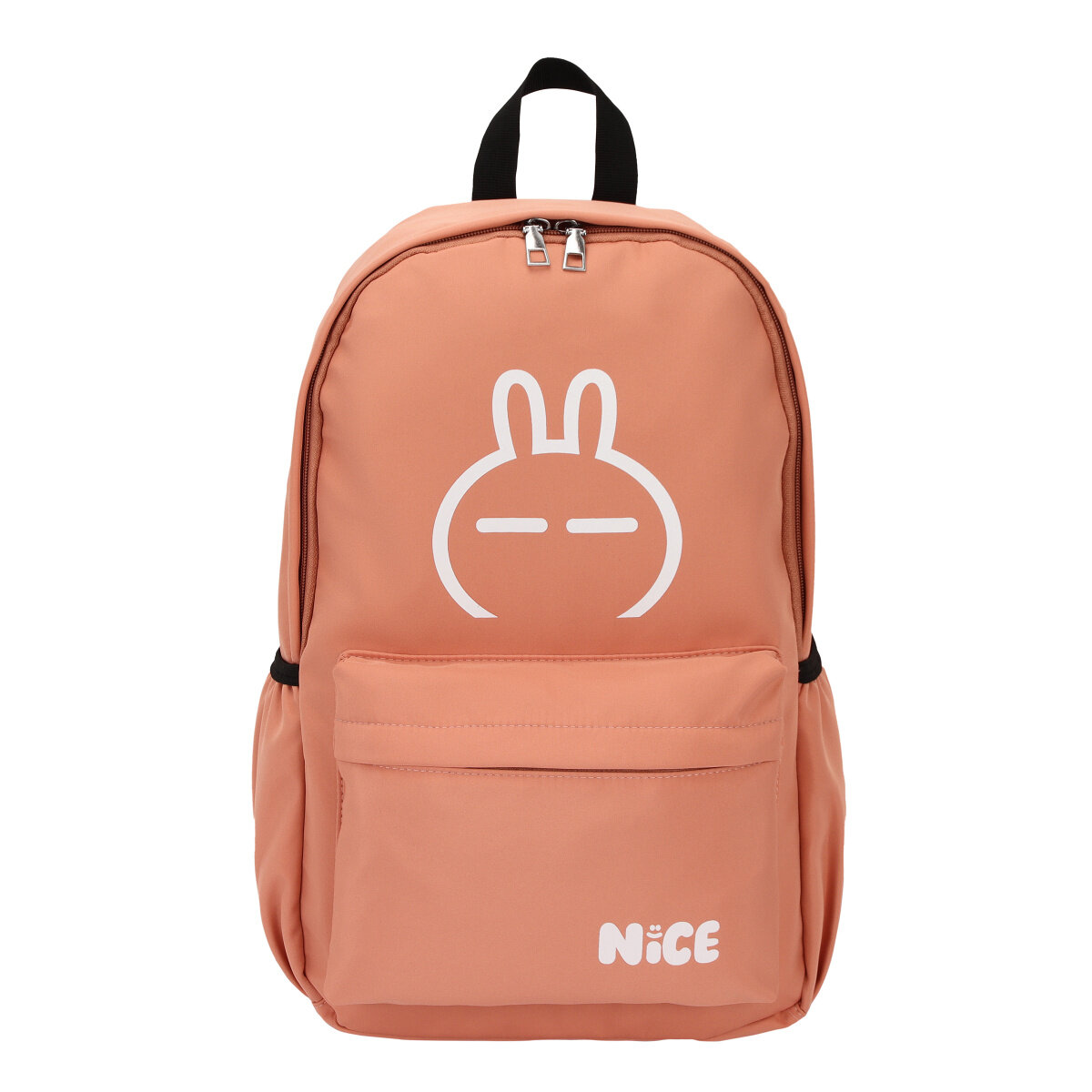 Рюкзак кокос Nice, персиковый, спинка мягкая EVA, 1 отделение, 41*28*14 см