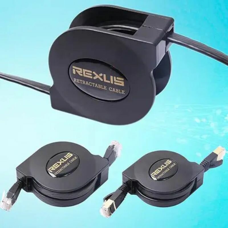 Cat 7 Cat 6 Twisted Pair Network Ethernet Patch Cable Retractable Cat 6 Cable Adapter переходник Ethernet Cable