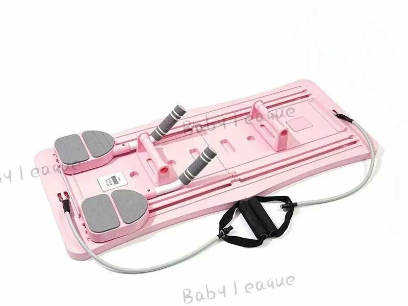 Складная доска для фитнеса розовый，Многофункциональная здоровая сеть