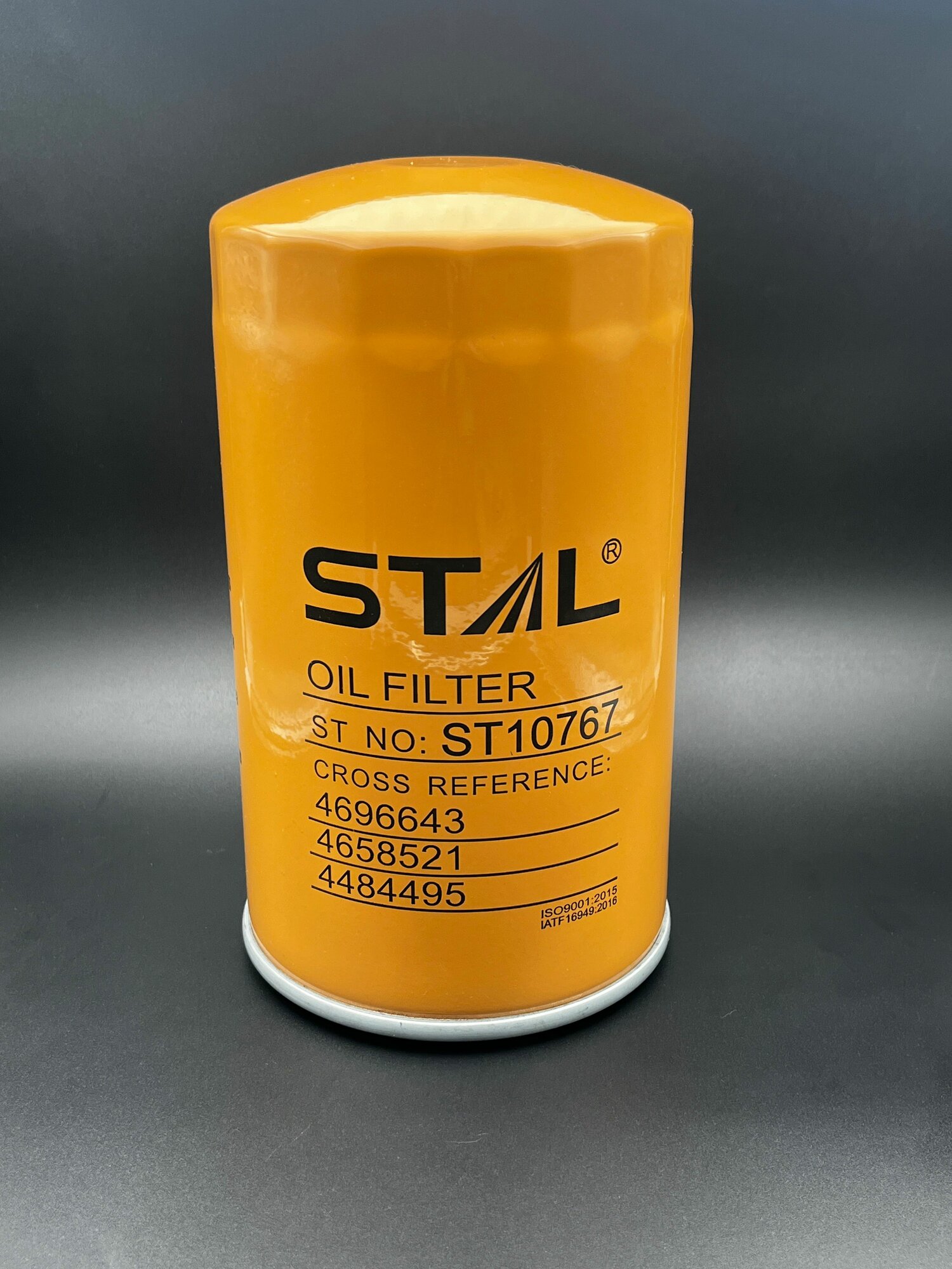 Фильтр масляный STAL ST10767 (P550596; LF16045; 4484495; 4696643; 4622562; 4658521) HITACHI JOHN DEERE JCB, NEW HOLLAND CASE SANY, SUNWARD XCMG XGMA