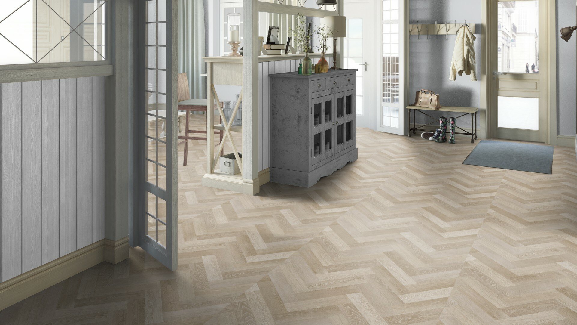 Линолеум на отрез таркетт Престиж ELLISON 4, 4 м *1,5 м, бытовой