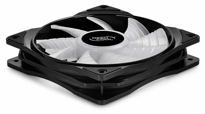 Вентилятор для корпуса Deepcool FD12 120х120x белый 4-pin 27.6дБ (R-FD12-WHNPN1-G) Ret