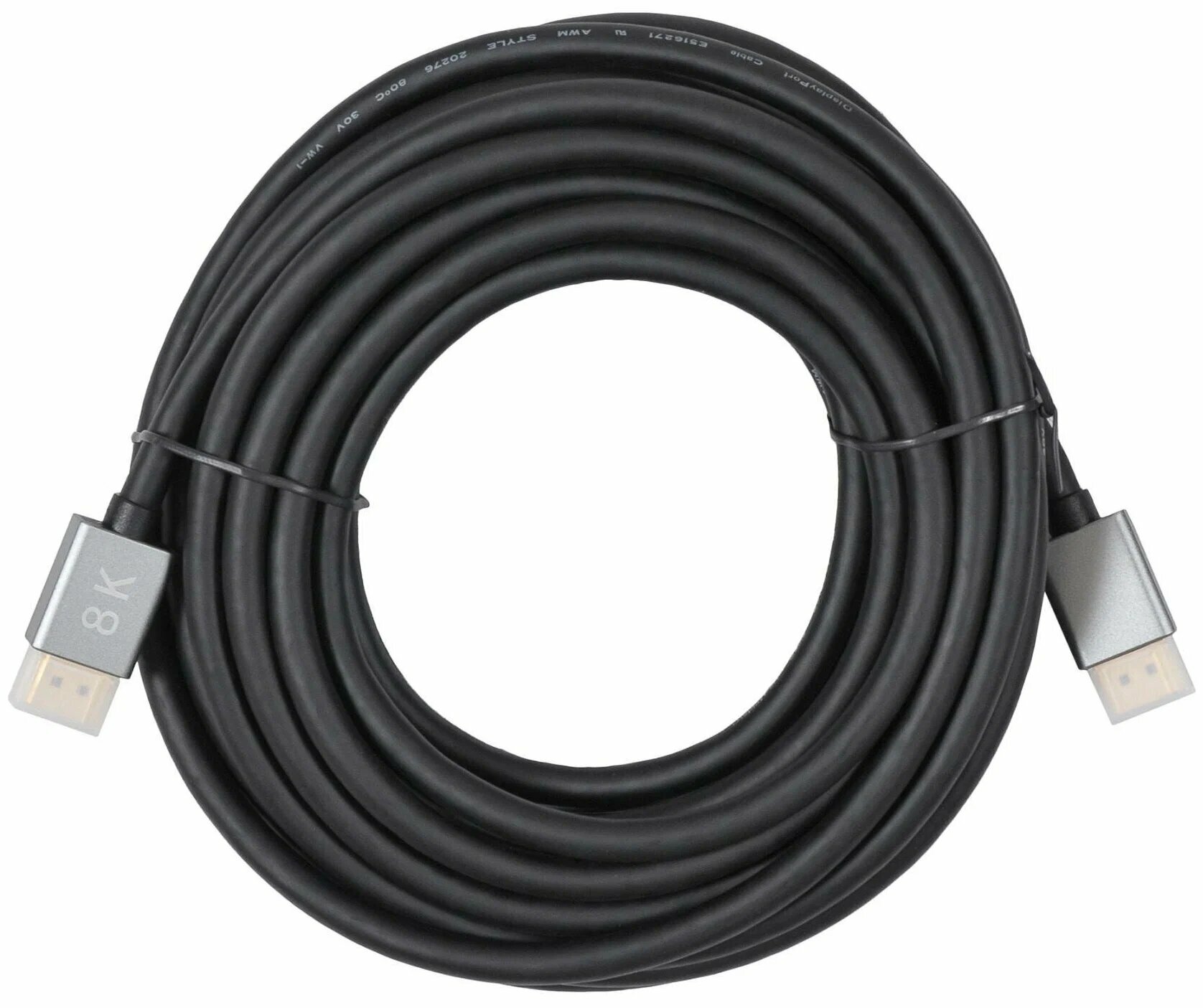 Кабель ver1.4 DisplayPort (m) DisplayPort (m) 10м черный