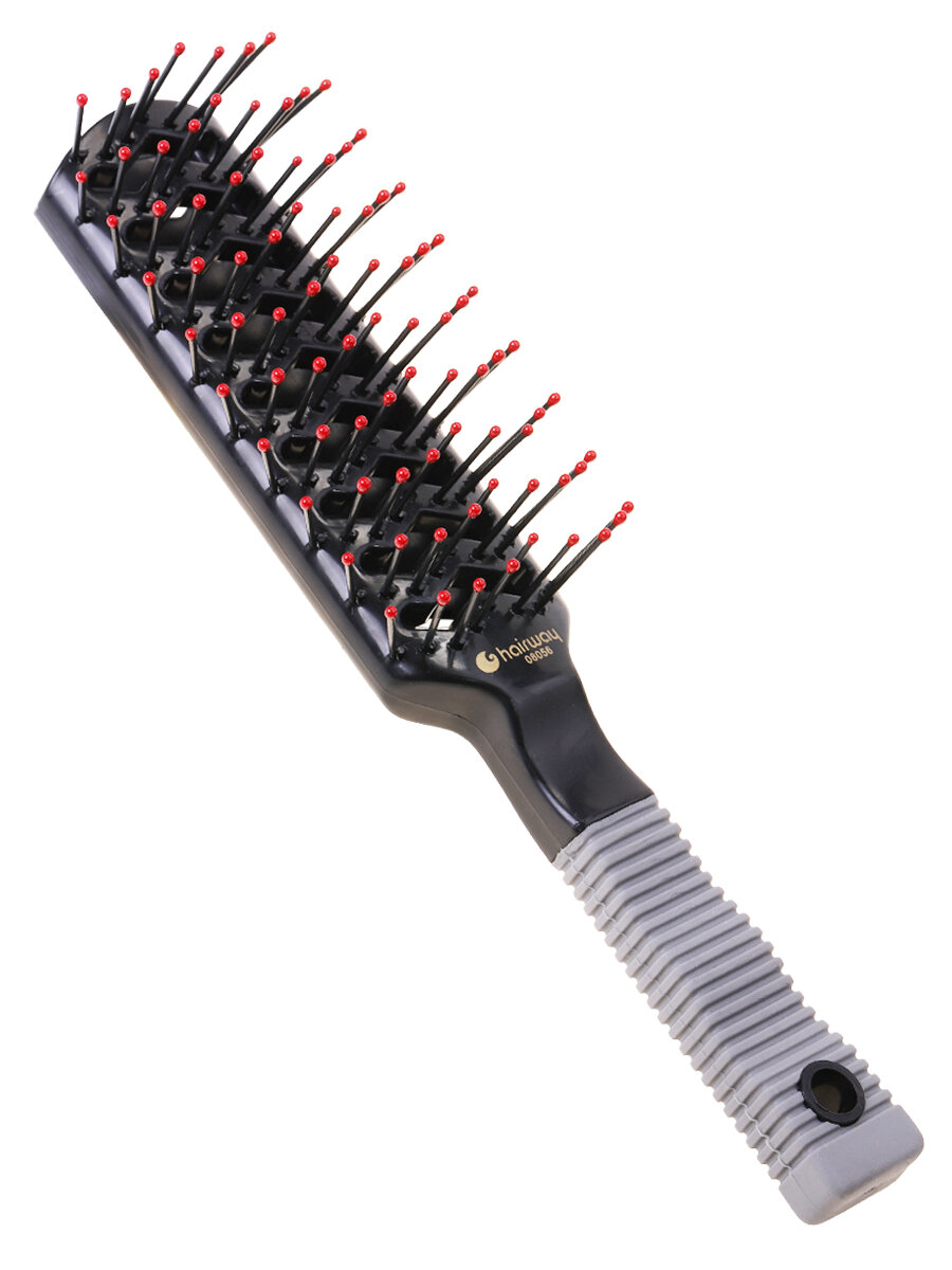 Щетка Hairway Tunnel массаж.9-ти рядная пластмассовая
