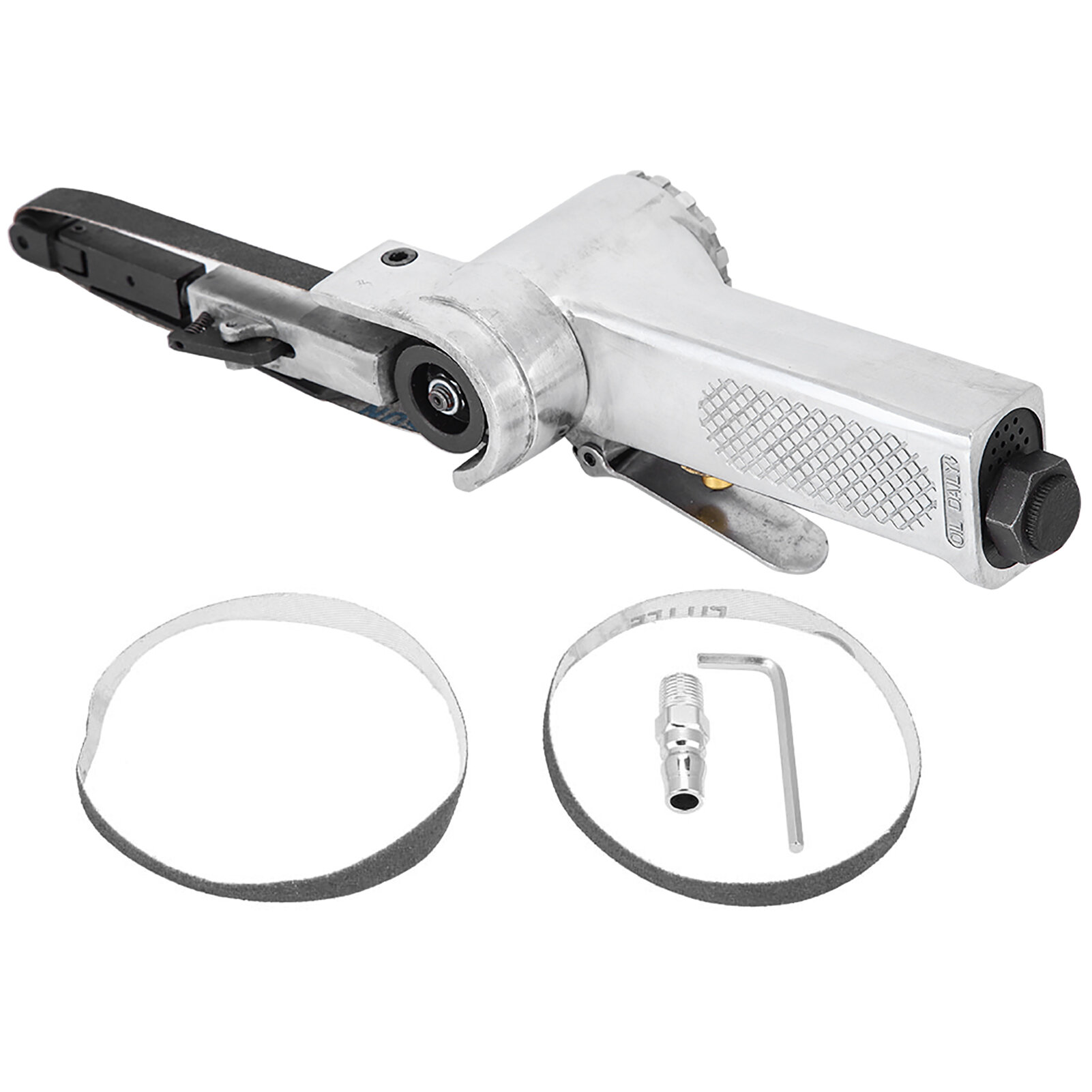 Industrial Air Belt Sander Pneumatic Polishing Tool 16000rpm 10*330mm/20*520mm