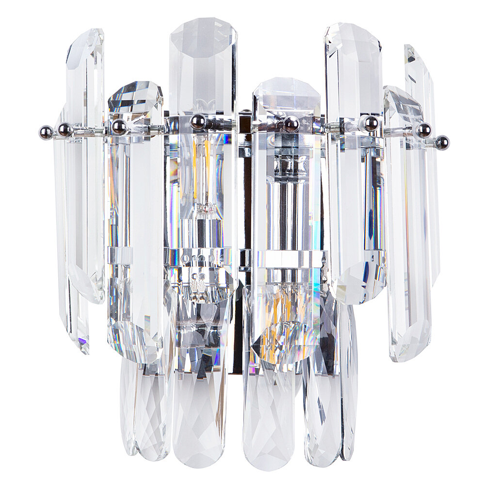 Настенное бра Divinare Bellatrix 3510/02 AP-2, E14, кол-во ламп:2шт, Хром