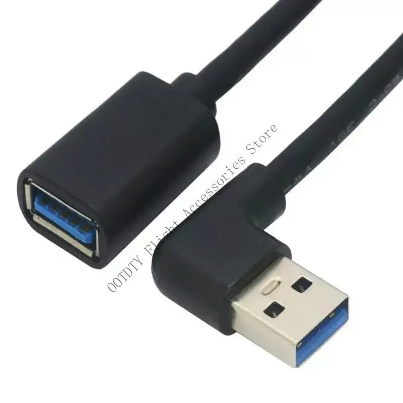 USB 3.0 кабель 15cm, 90° Bend left