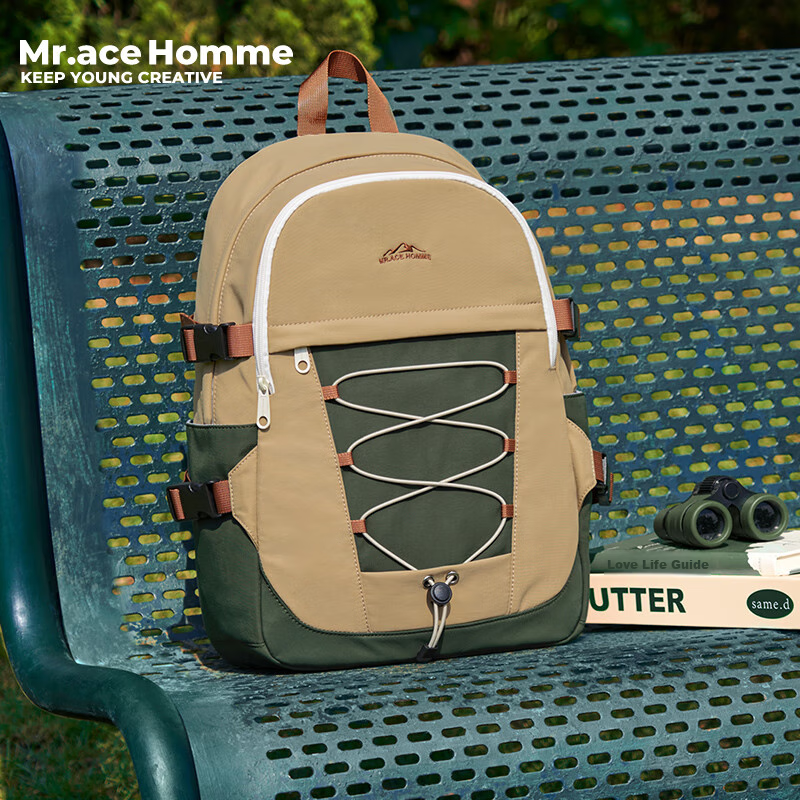 Рюкзак Mr.ace Homme, Enjoyable Sports High School Backpack for Girls Niche Lightw, большая вместимость, для активного отдыха, городской, школьный, лёгкий, для мужчин