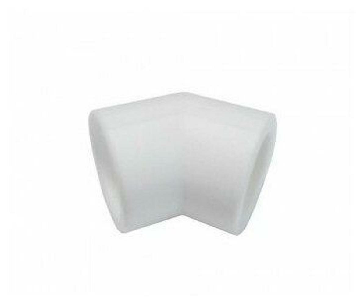 Угол 45 град, соединительный PRO AQUA, диамет трубы 20 мм, цвет белый, раб. давление 24.6 атм.