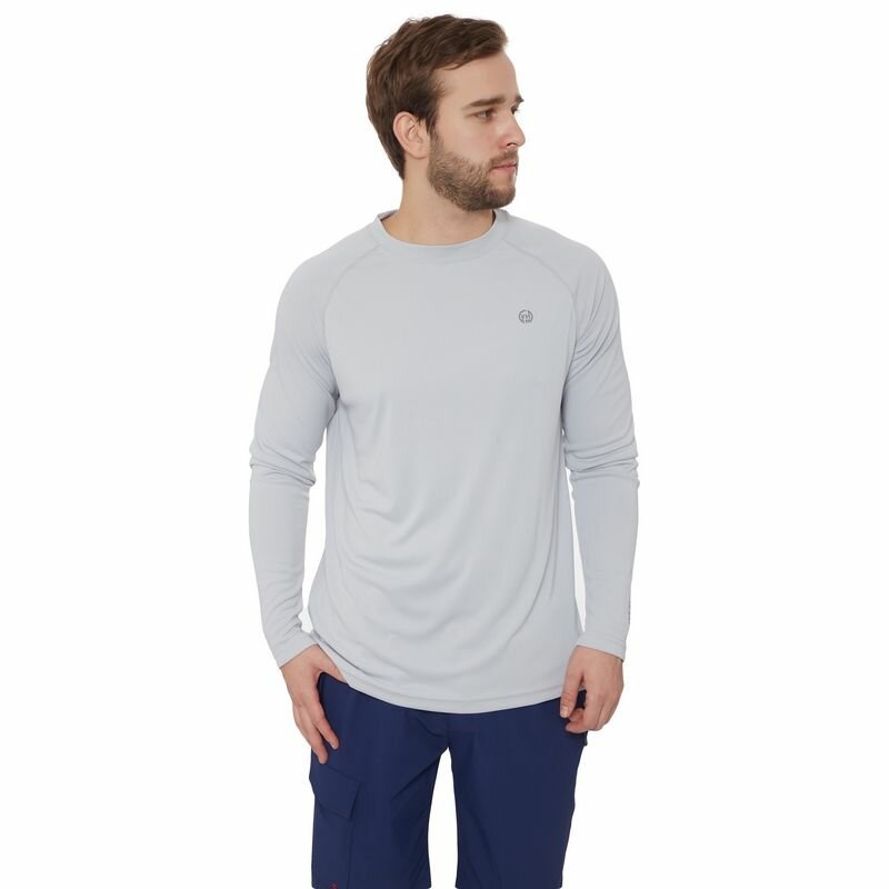Солнцезащитная футболка с рукавами Mark FHM серая