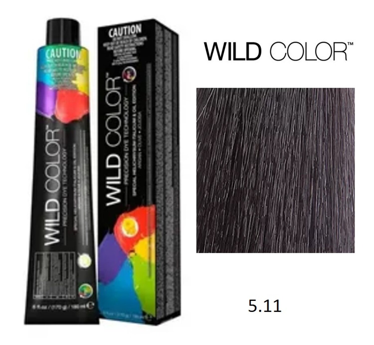 Wild Color Special Man стойкая крем краска для волос 180мл 5.11 5AA SPECIALMAN светлый каштановый пепельный интенсивный