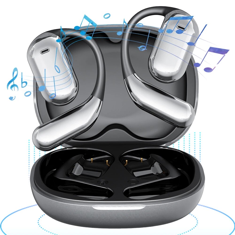 AI Translator Earbuds Bluetooth 5.4 Grey — фото 1