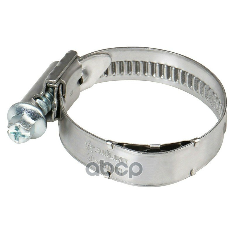 Хомут червячный 30-45/12мм с пружинной вставкой, W2 (нерж.) (ADHSS004) AIRLINE арт. ADHSS004