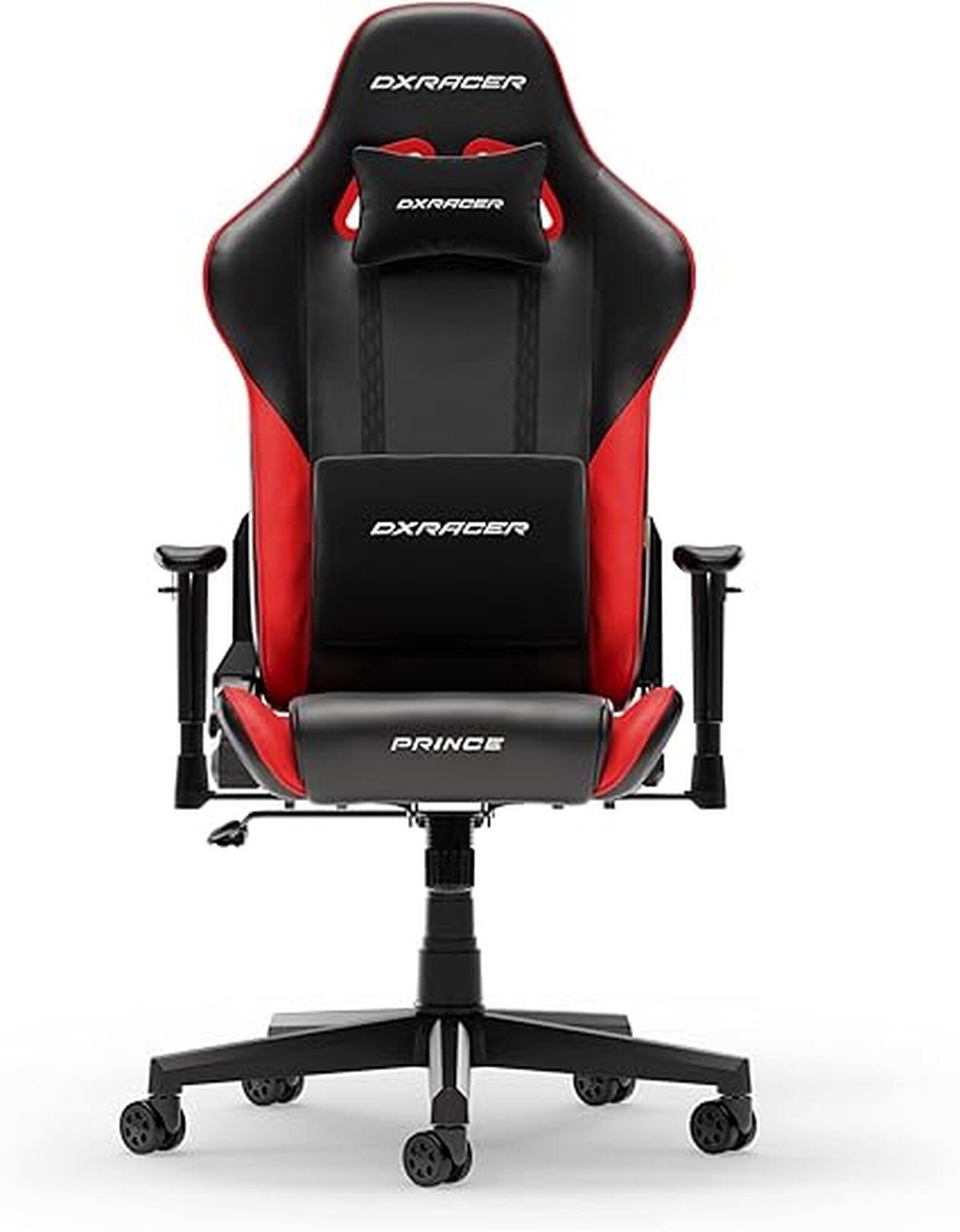 Компьютерное кресло - DxRacer PRINCE L ПВХ-кожа, черно/красный, PRINCE-L-F24-LTC-NR-X1