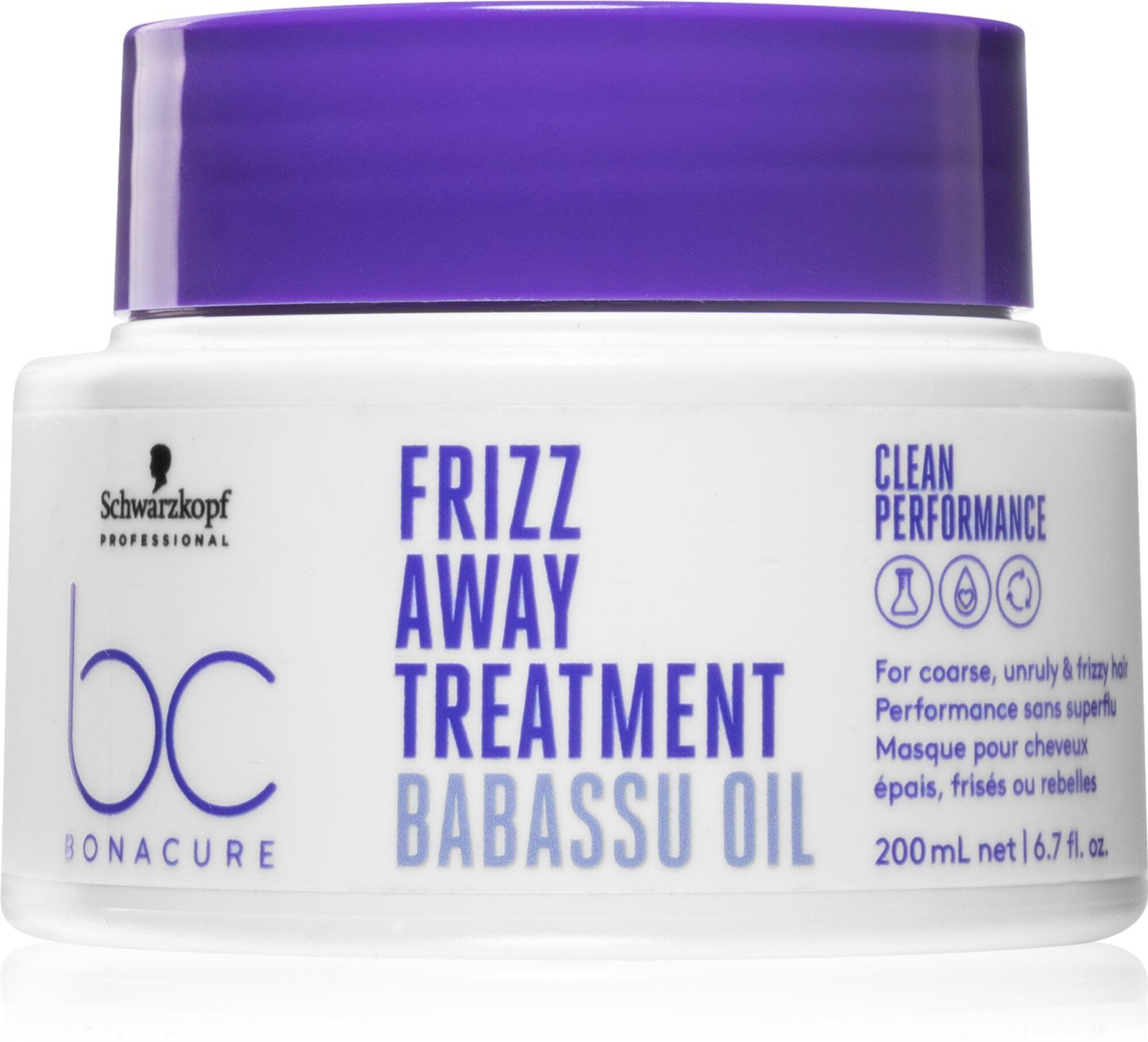 Маска для непослушных и вьющихся волос Schwarzkopf Professional BC Bonacure Frizz Away Treatment 200 ml
