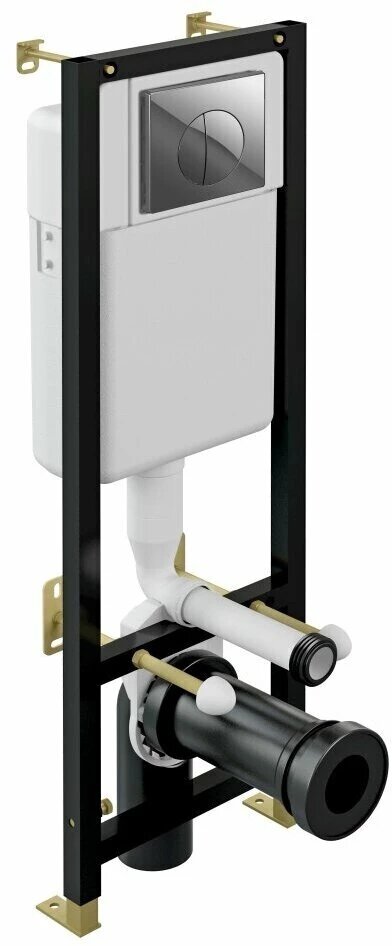 Cersanit комплект nature co dpl eo инсталляция black кнопка leon пластик хром глянцевый 64230. 64230