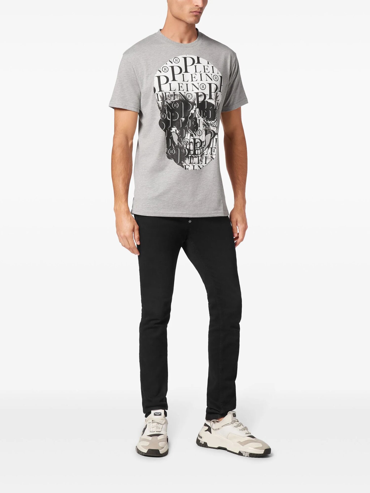 Футболка PHILIPP PLEIN, размер 3XL, серый — фото 1