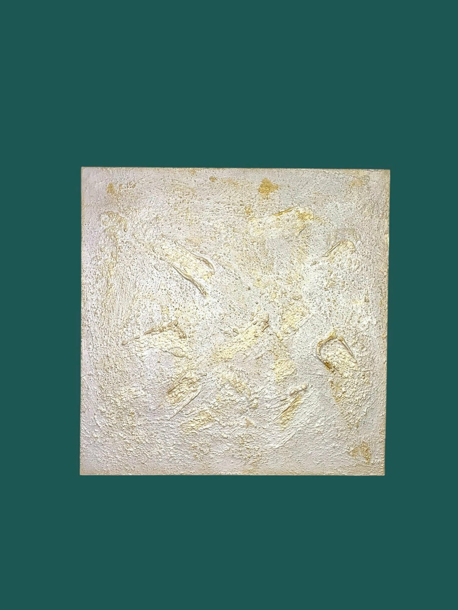 Картина рельефная белая с поталью Future