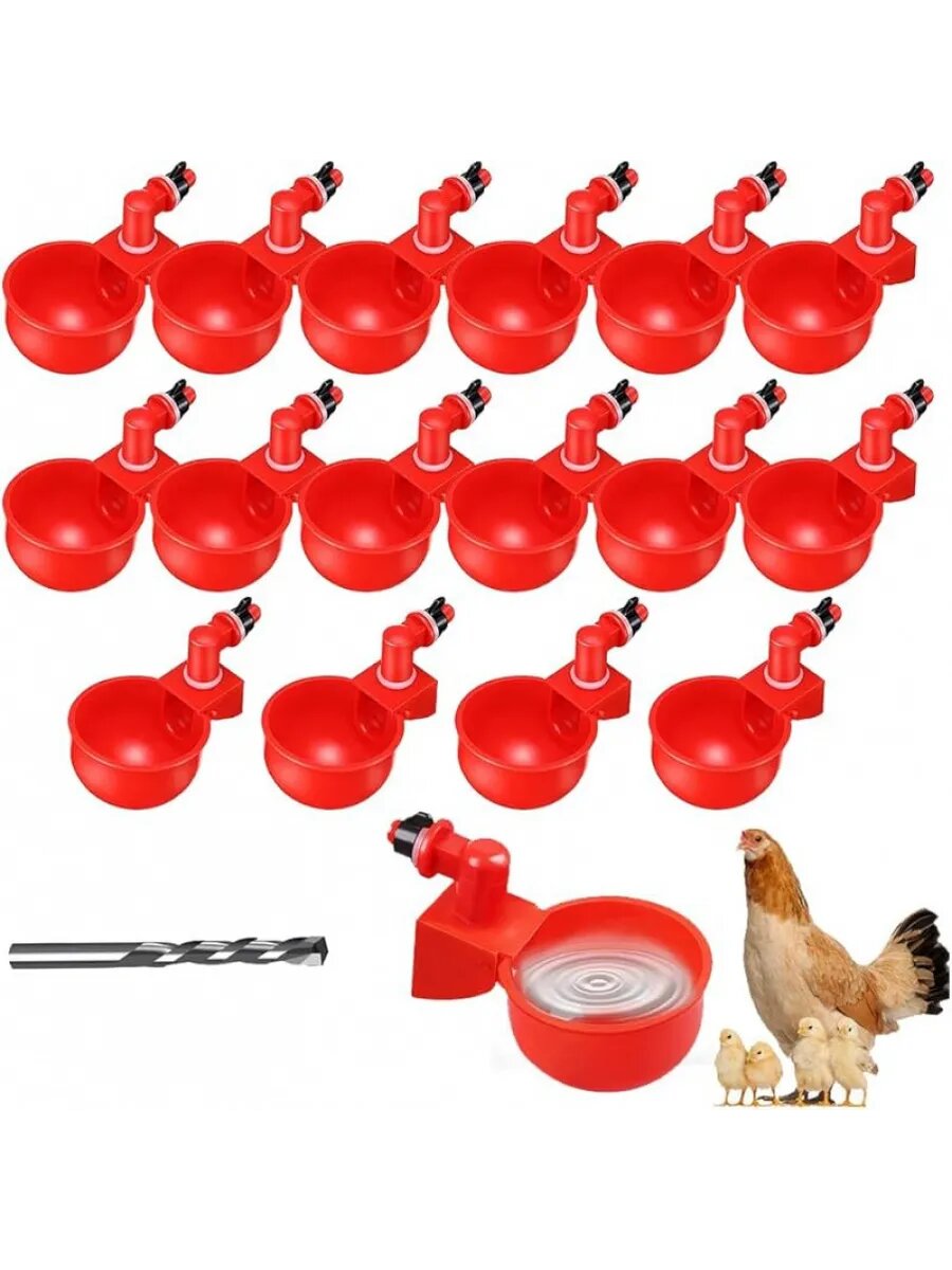 Автоматическая поилка для кур 2025 новые чашки для птицы авт