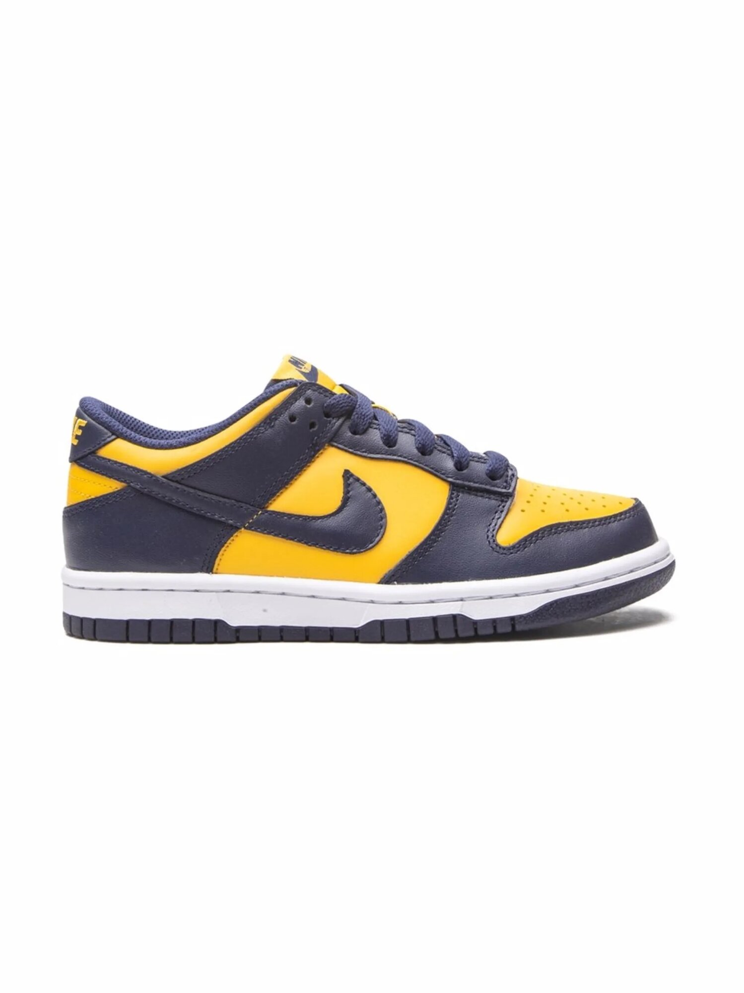 Кроссовки NIKE Dunk Low Michigan 2021, размер 38.5 EU, оранжевый — фото 1