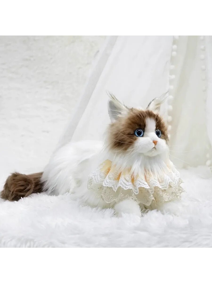 Рэгдолл-кукла с кружевным шарфом, 50см