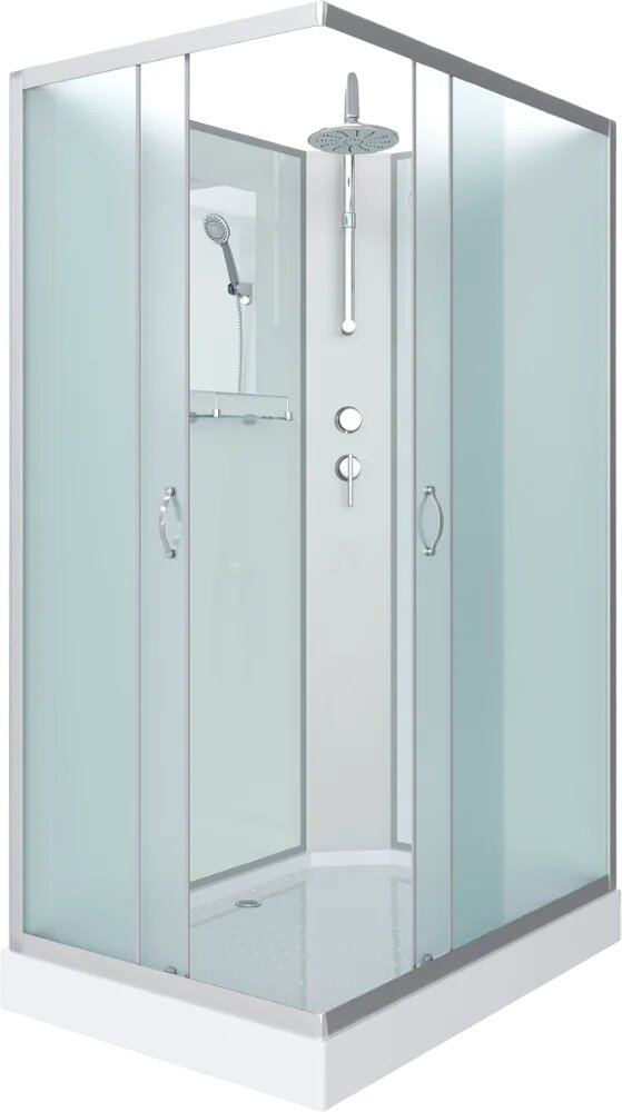 Душевая кабина Niagara Classic NG-43295-14QBKT 120х90 см, без крыши, с тропическим душем