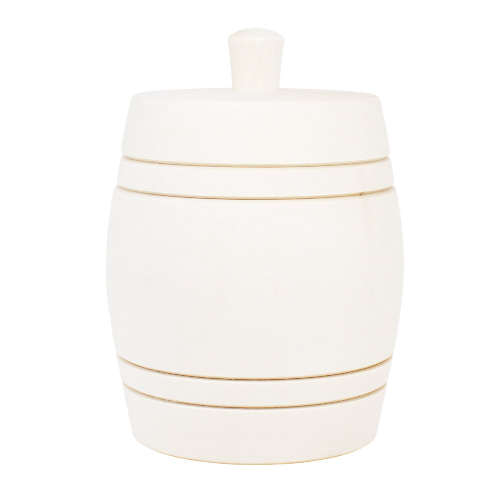 Деревянный бочонок из липы, (Ручная работа), 350 мл.