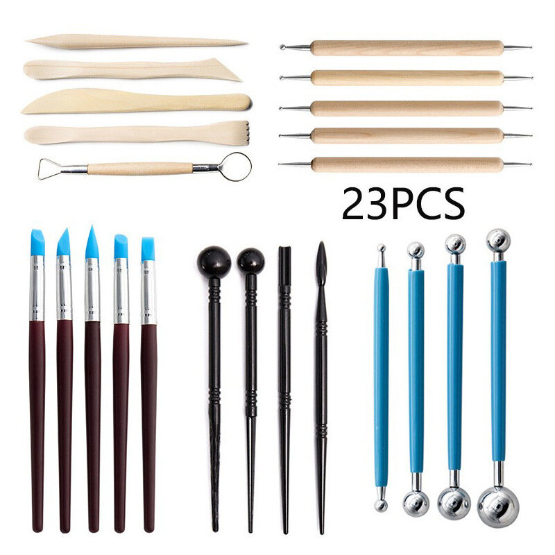 Набор инструментов для гончарного дела, 23 предмета