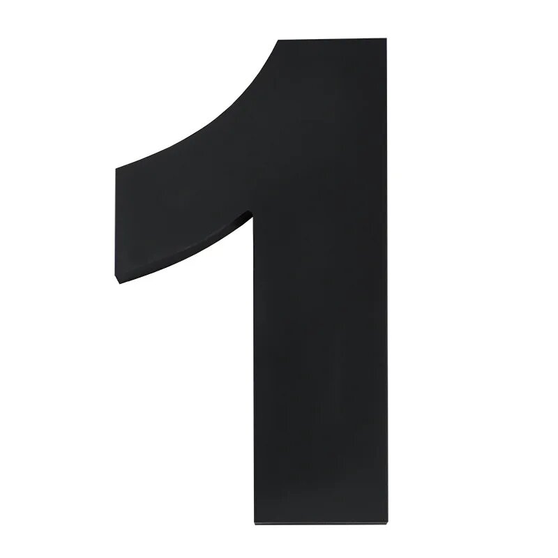 Большие акриловые цифры для дома 20см Number 1