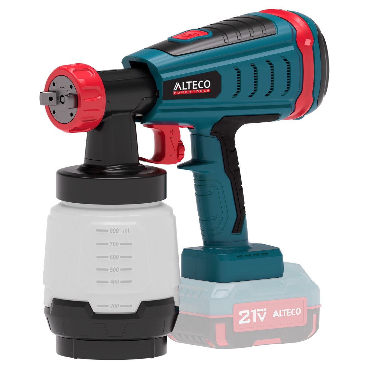 Краскораспылитель аккумулят. CSG 21-1000 BL Solo ALTECO 74567