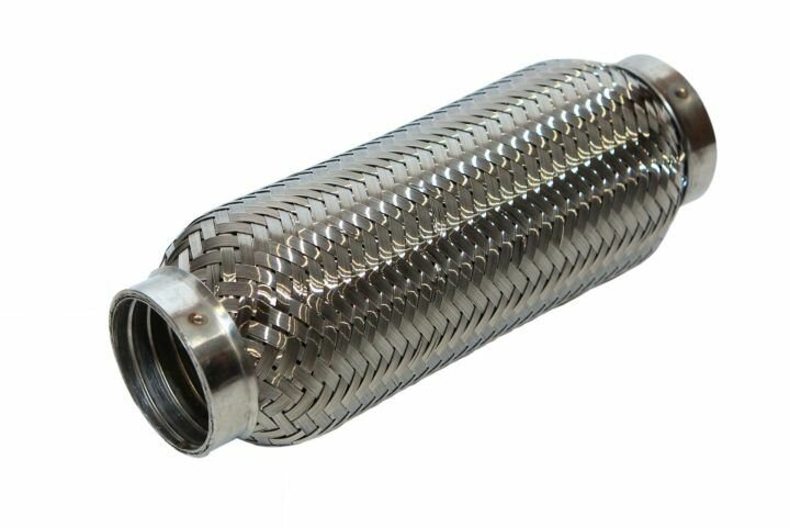 Гофра глушителя InterLock, диаметр 50 мм, длина 200мм, трехслойная усиленная