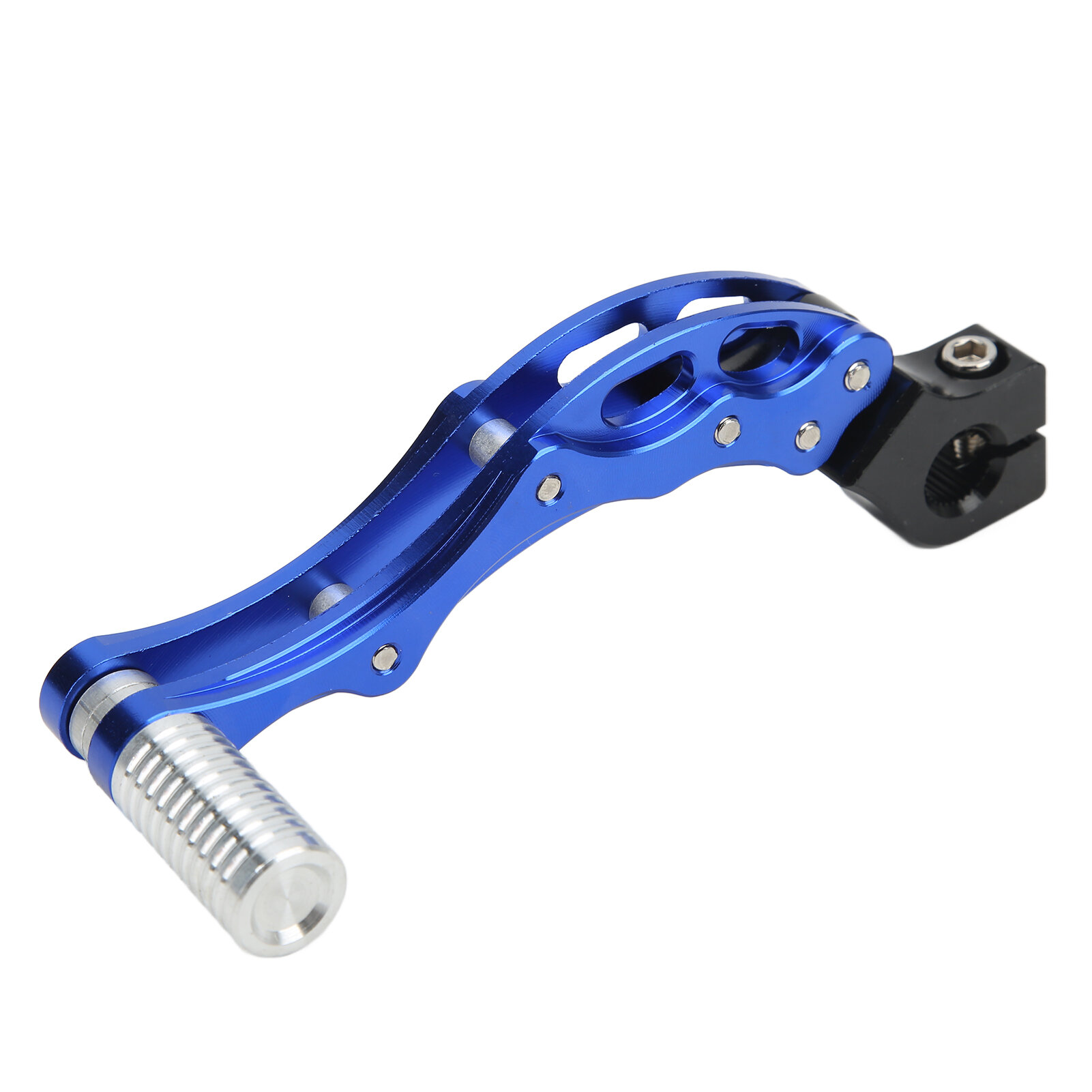 Усиленная алюминиевая стартовая рукоятка для мотоциклов и скутеров, универсальное крепление, синяя